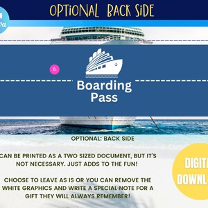 Princess Cruise Ticket Personalized Cruise Ticket Printable Ticket ...