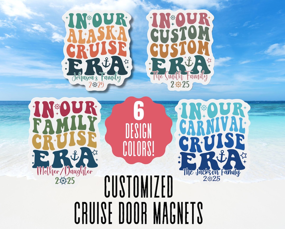 Personalized Cruise Door Magnet Custom Birthday Cruise Door Decor in ...