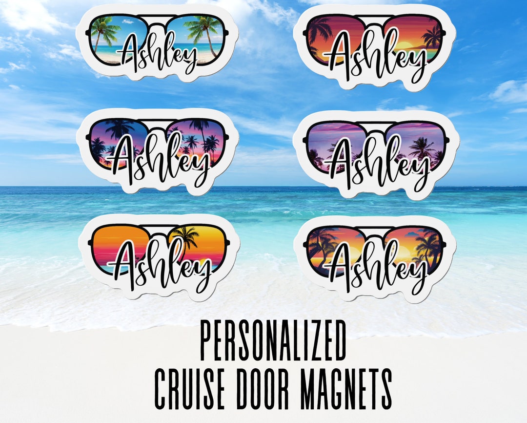 Cruise Door Magnets Custom Cruise Magnet Colorful Personalized Name ...