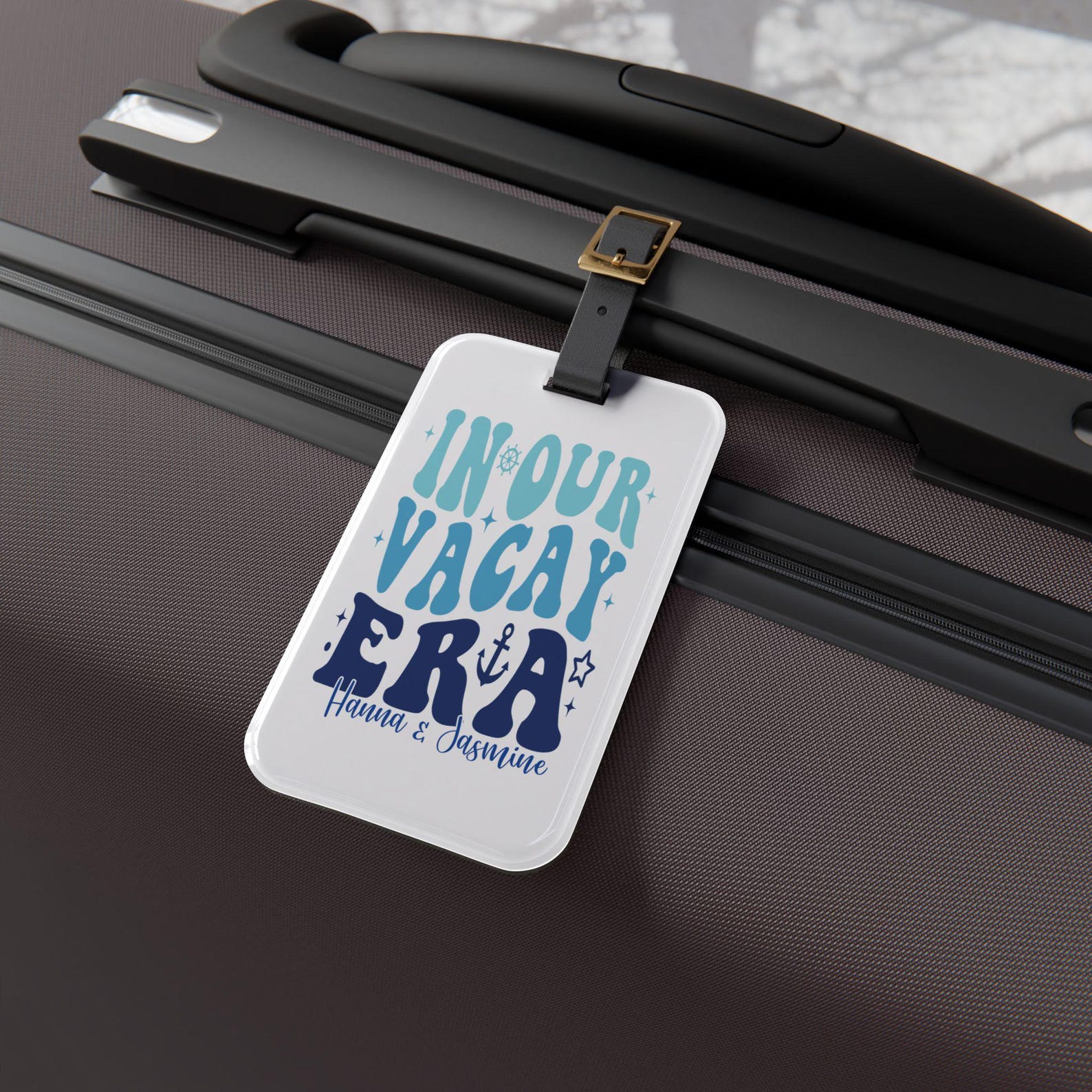 In My Vacay Era Luggage Tag Personalized Luggage Tags Custom Bag Tag ...