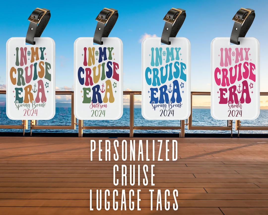 In My Cruise Era Luggage Tags for Cruising Tag Cruise Accessories for ...