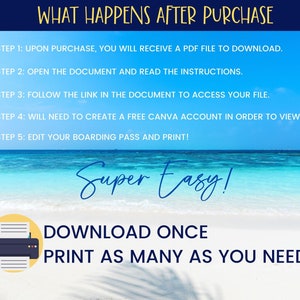 Princess Cruise Ticket Personalized Cruise Ticket Printable Ticket ...