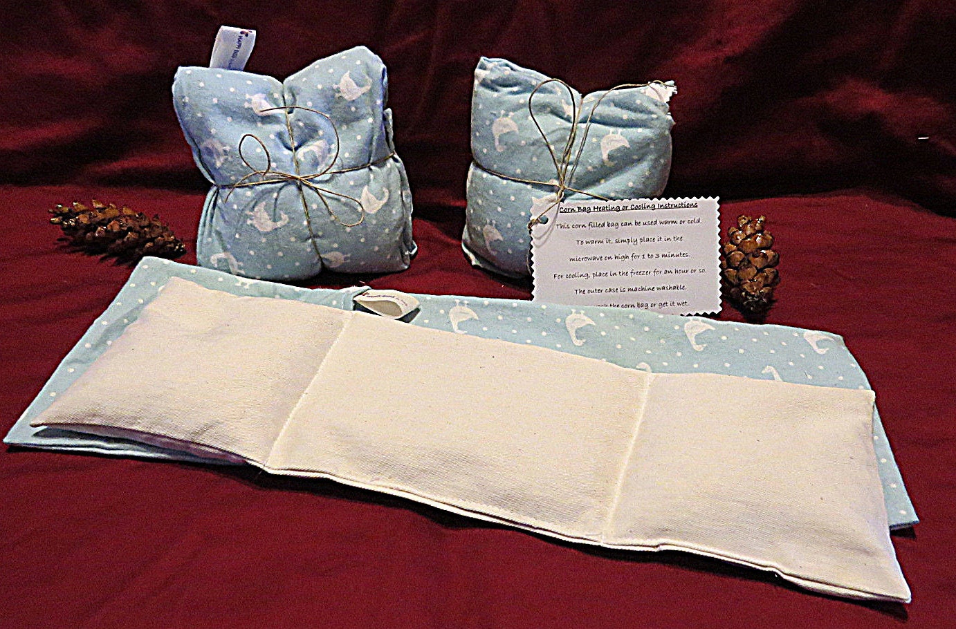 Flannel Corn Sack, Corn Bag, Heating and Cooling Microwave Corn Bag ...