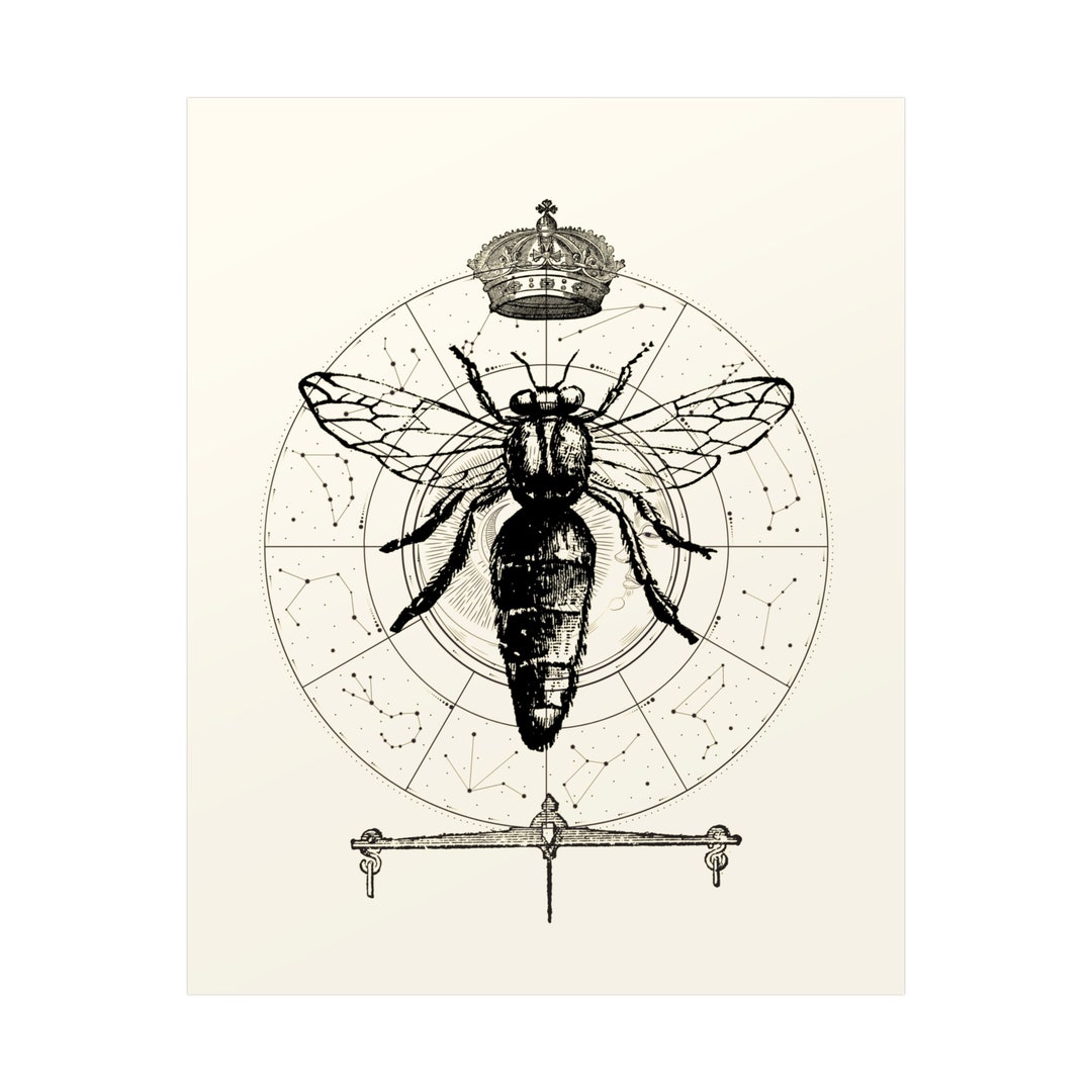 Rolled Prints - the Queen Bee Poster - Etsy