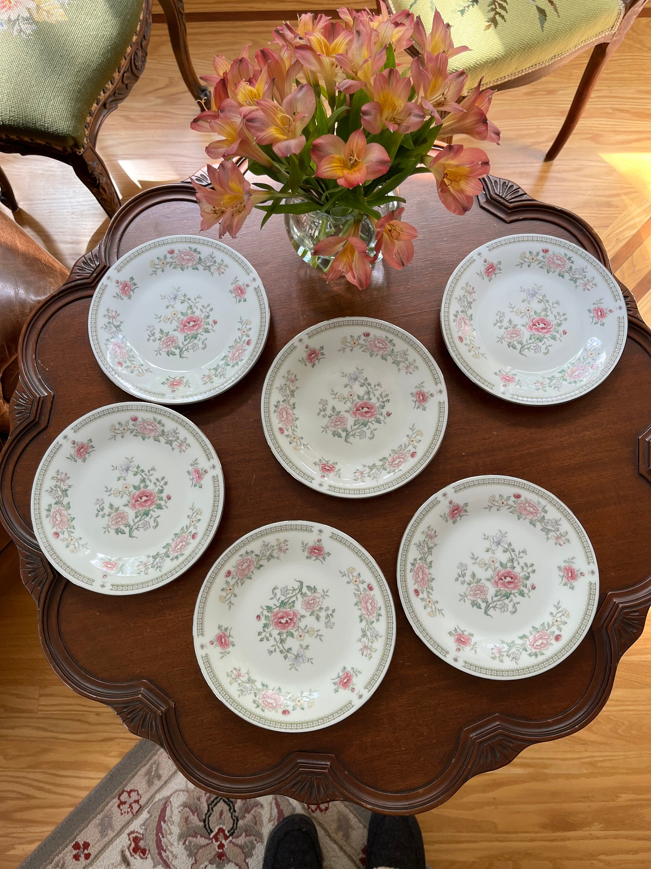 Set of 6 Gorgeous 7 1/2 China Plates - Etsy