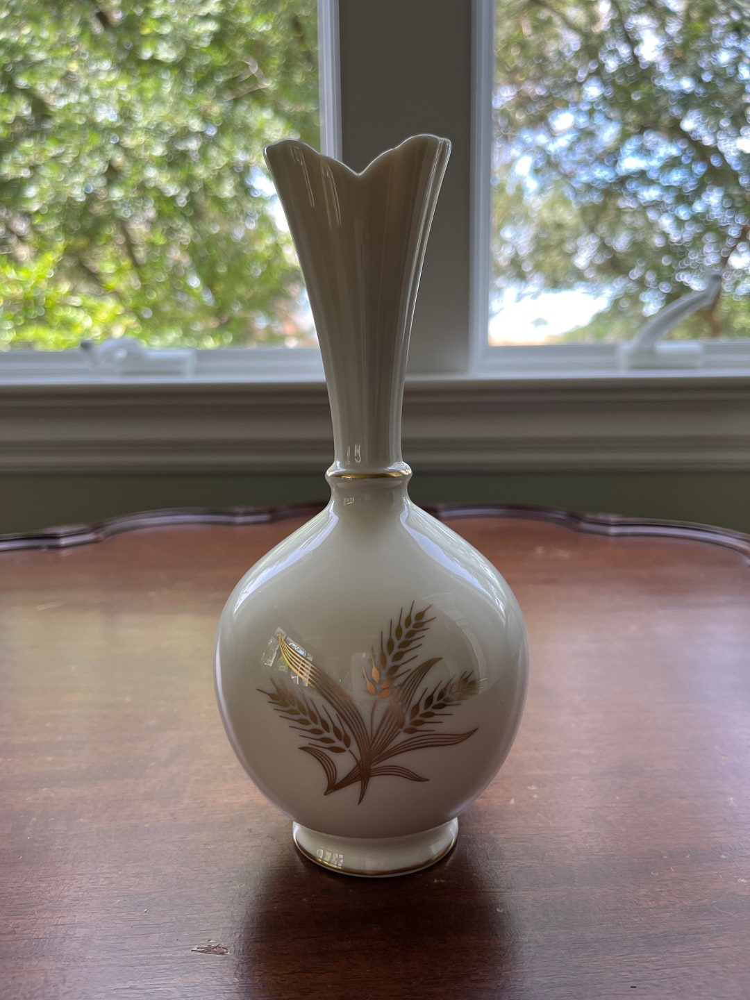 Lenox Wheat Pattern 8” China Vase - Etsy