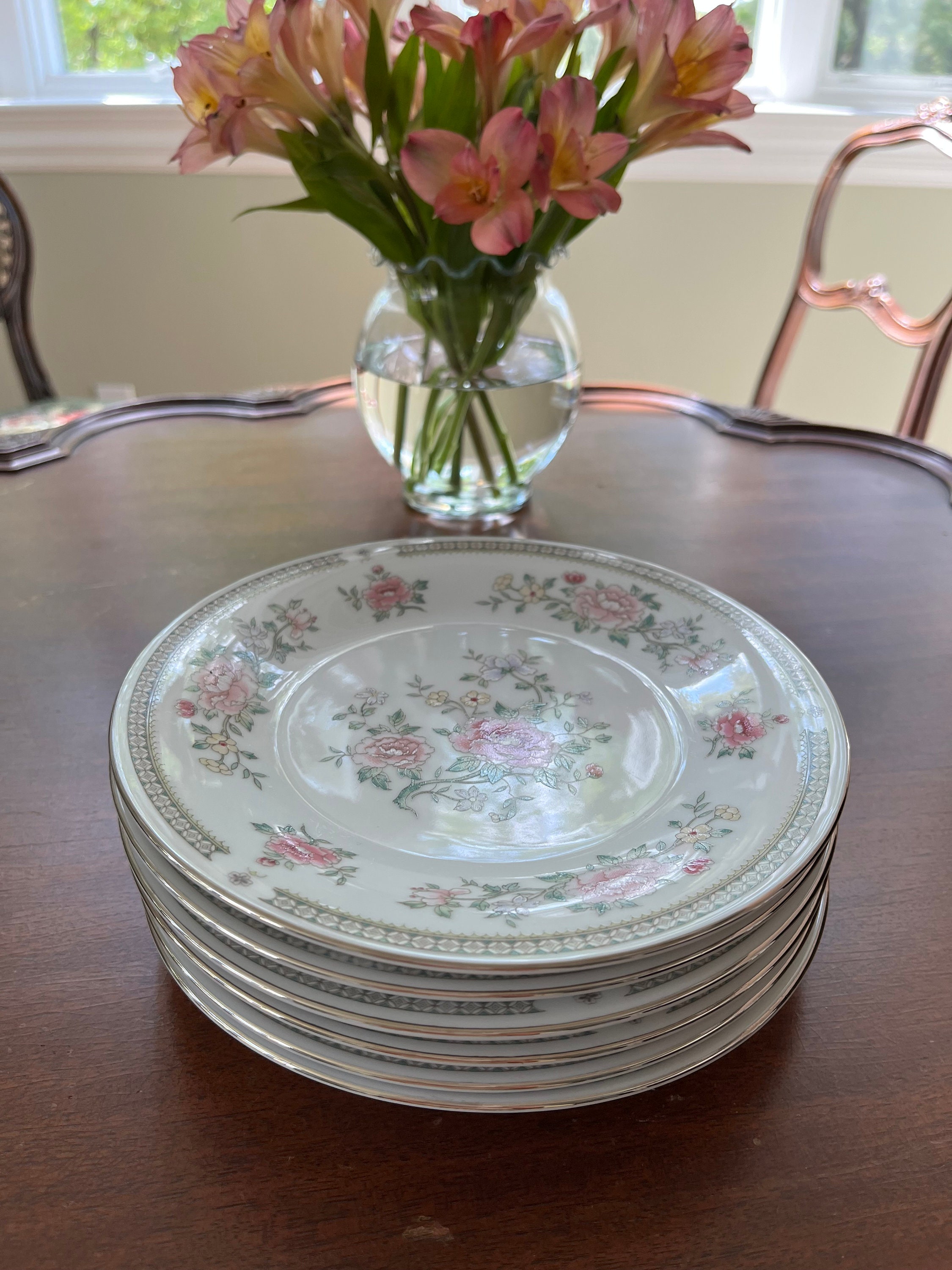 Set of 6 Gorgeous 7 1/2 China Plates - Etsy