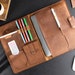 100% Handmade Engraved Leather Folder Organizer Personalized - Etsy
