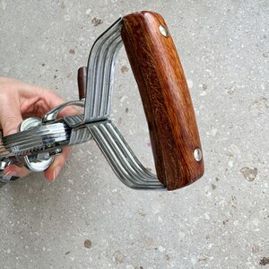 Vintage Prestige Hand Mixer Stainless Steel With Wooden Handle Made in ...