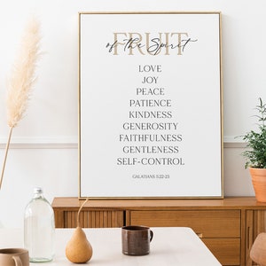 Galatians 5:22-23 | Fruit of the Spirit | Scripture Wall Art ...