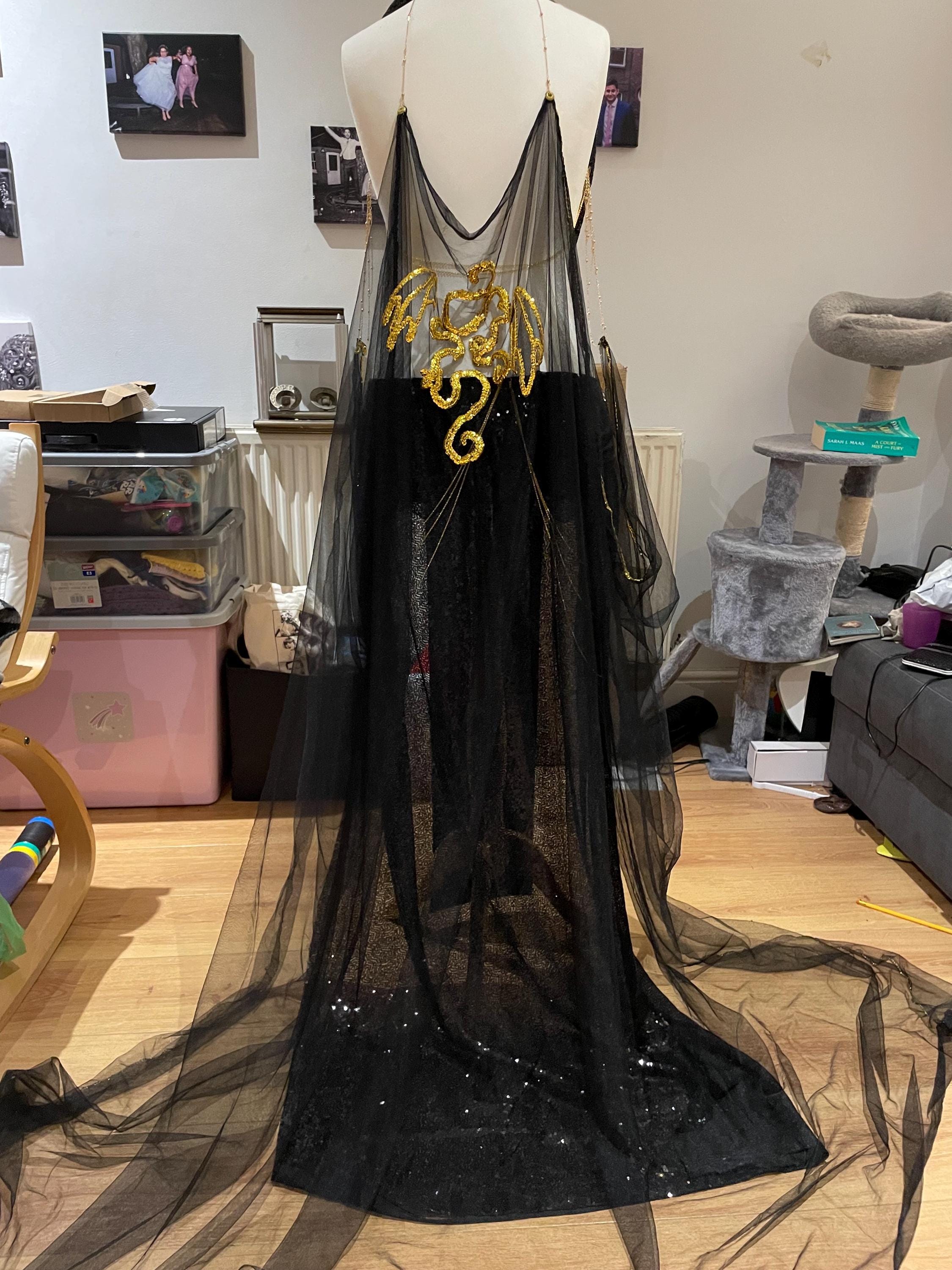 ACOTAR Inspired Handmade Dress Feyre Under the Mountain - Etsy