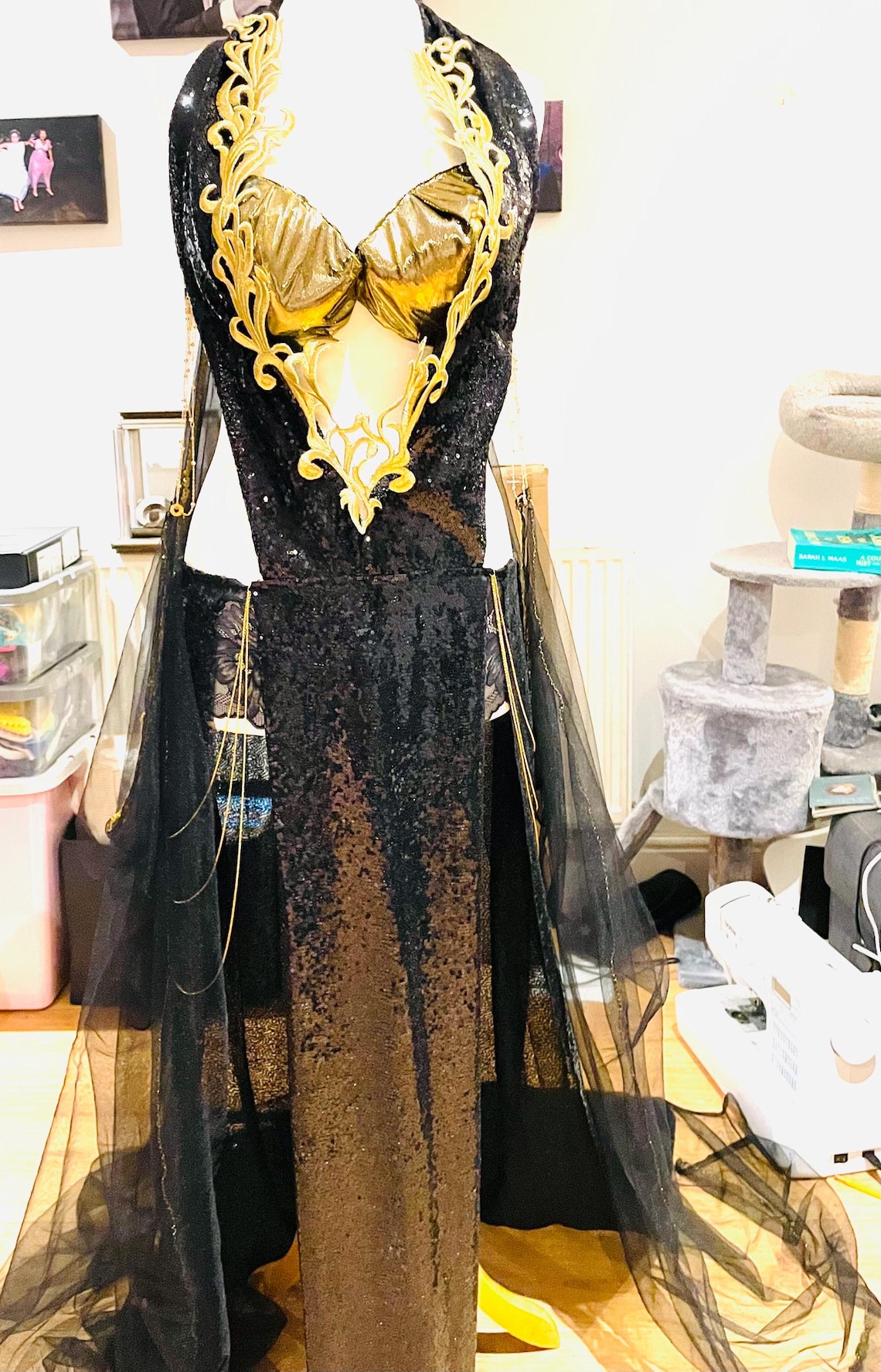 ACOTAR Inspired Handmade Dress Feyre Under the Mountain - Etsy