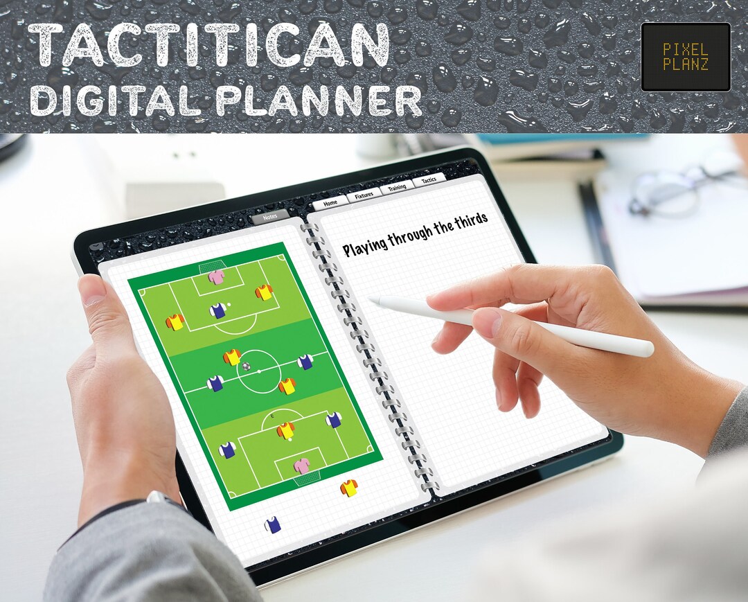 The Tactician Black and White Football Coaching Planner - Etsy