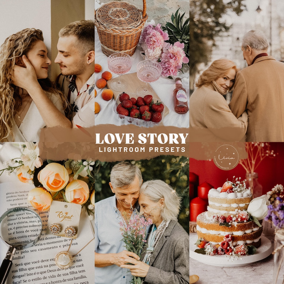 LOVE STORY Lightroom Preset - Erdige, warme Filter für die Hochzeit ...