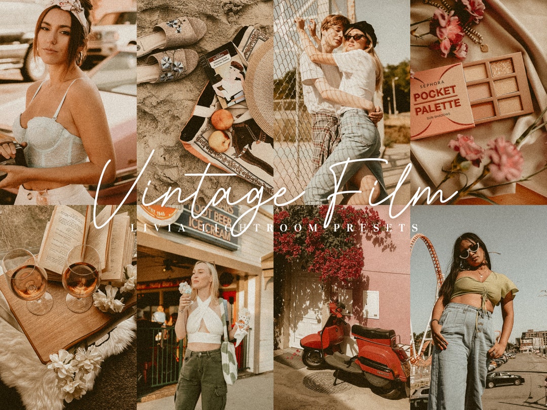 VINTAGE FILM Lightroom Presets, Rich Grain Presets, Vintage Retro ...