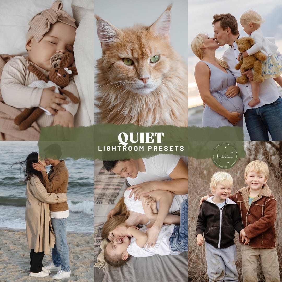 Quiet Lightroom Presets - Clean Natural Presets for Portrait ...