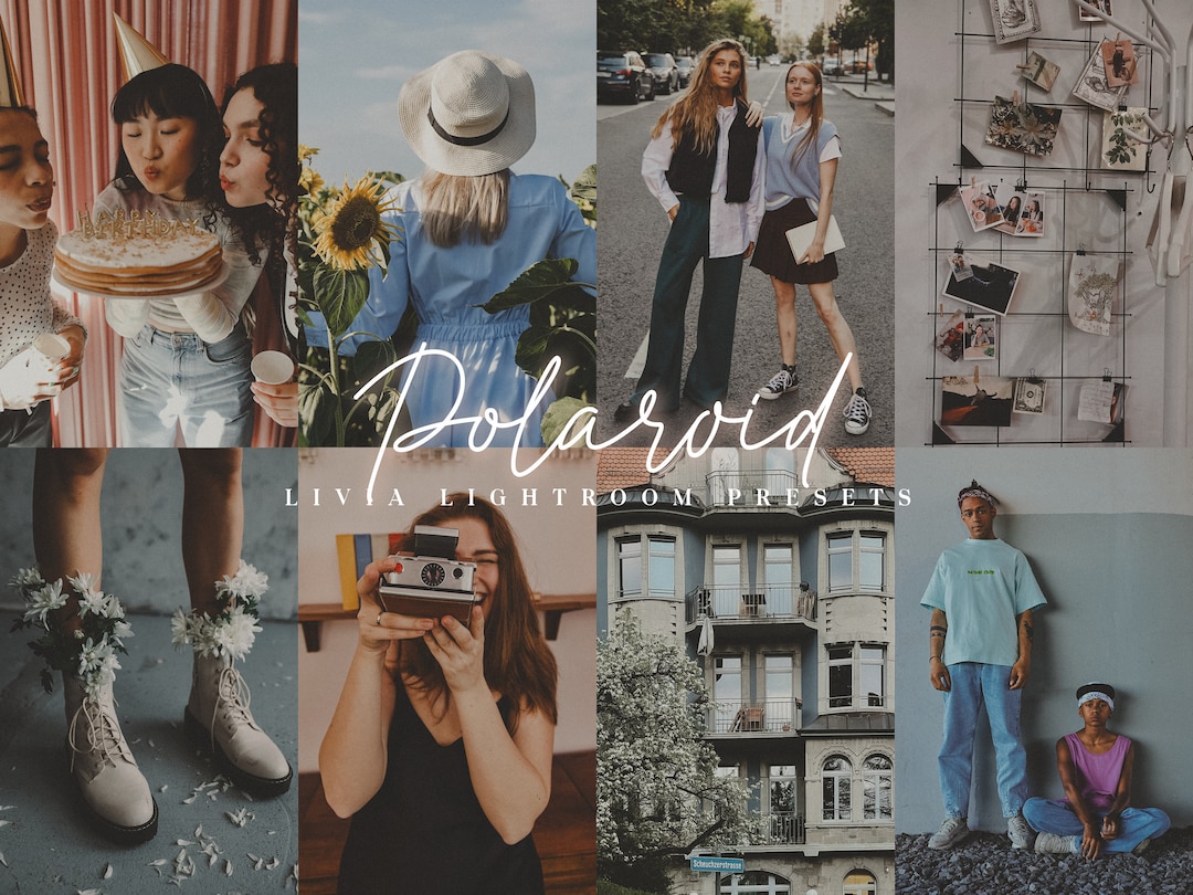 POLAROID Lightroom Presets, Instant Camera Presets, Polaroid Film Look ...