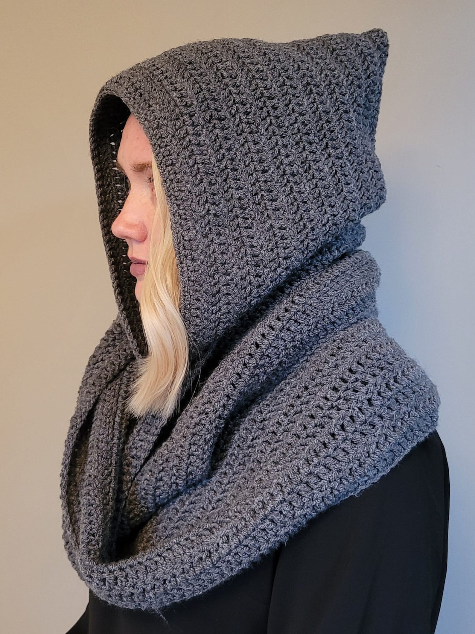CROCHET PATTERN Witchy Hooded Infinity Scarf - Etsy