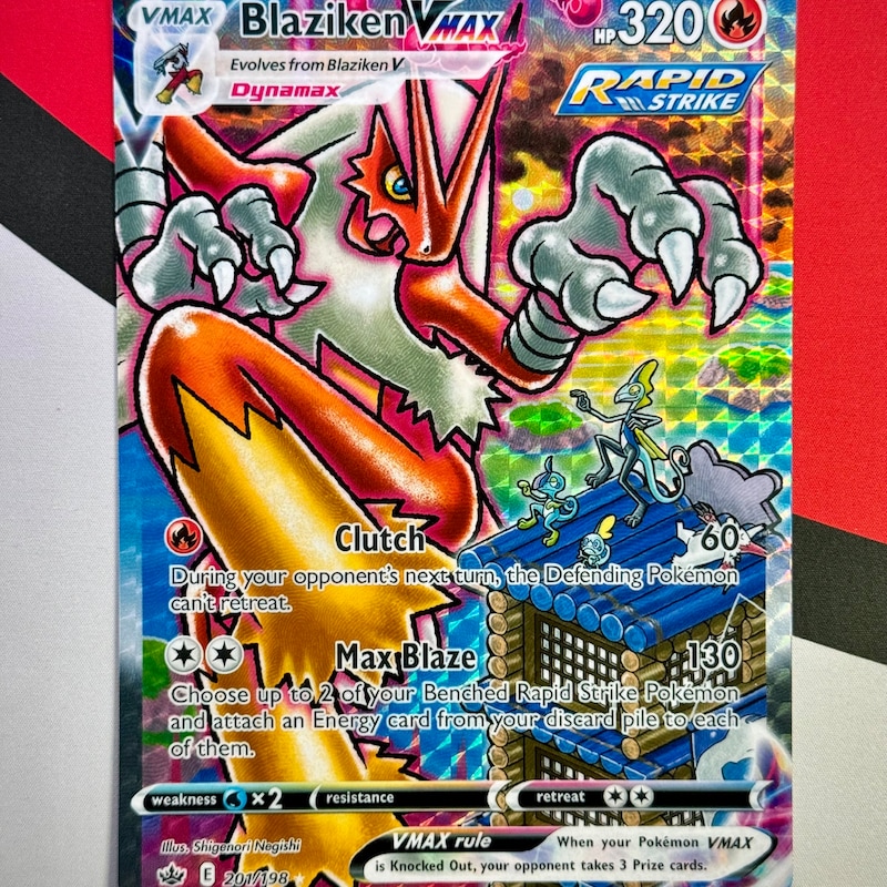 Blaziken Vmax Alt Art - Etsy