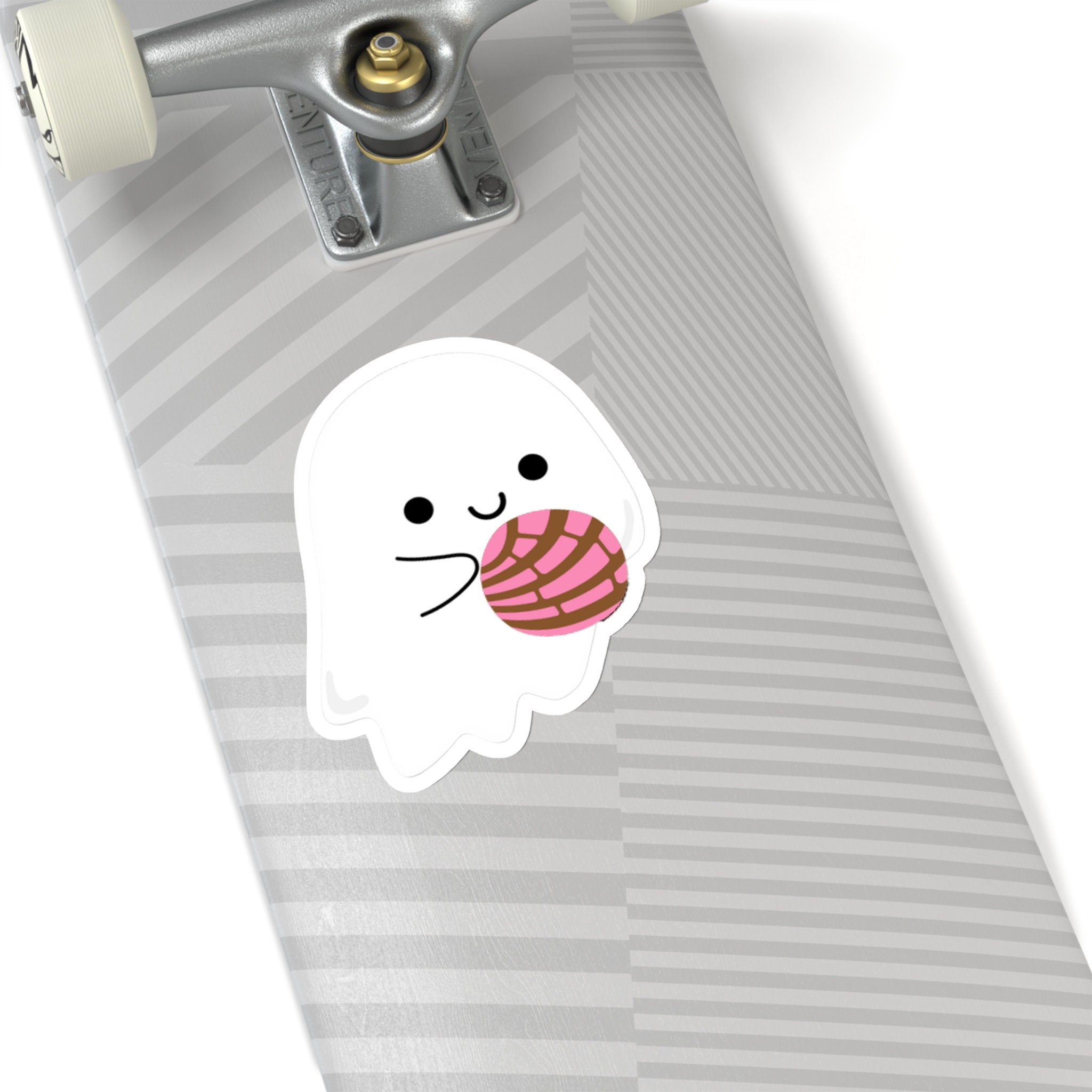 Pantasma Sticker - Ghost and Pan Dulce - Boo Y Concha Sticker - Etsy