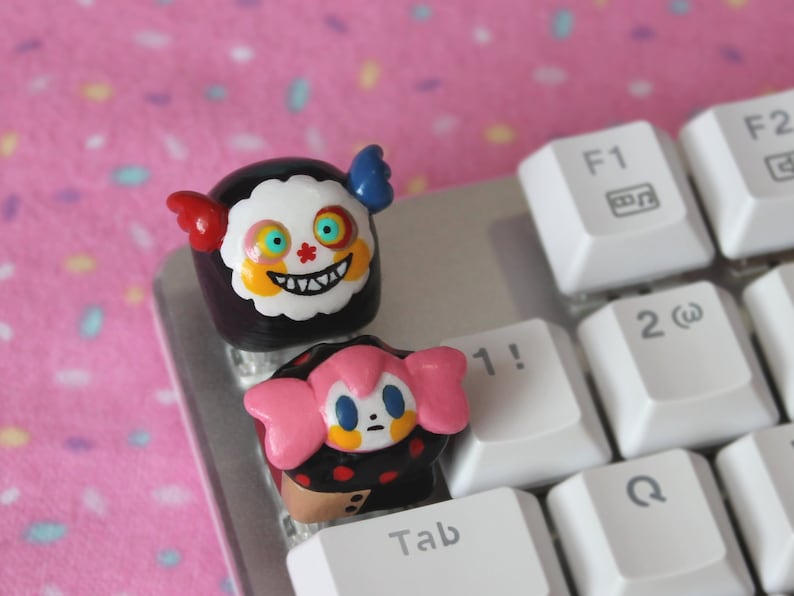 Charlotte the Dessert Witch ⋅ Handmade Artisan Anime Keycaps ⋅ Puella ...