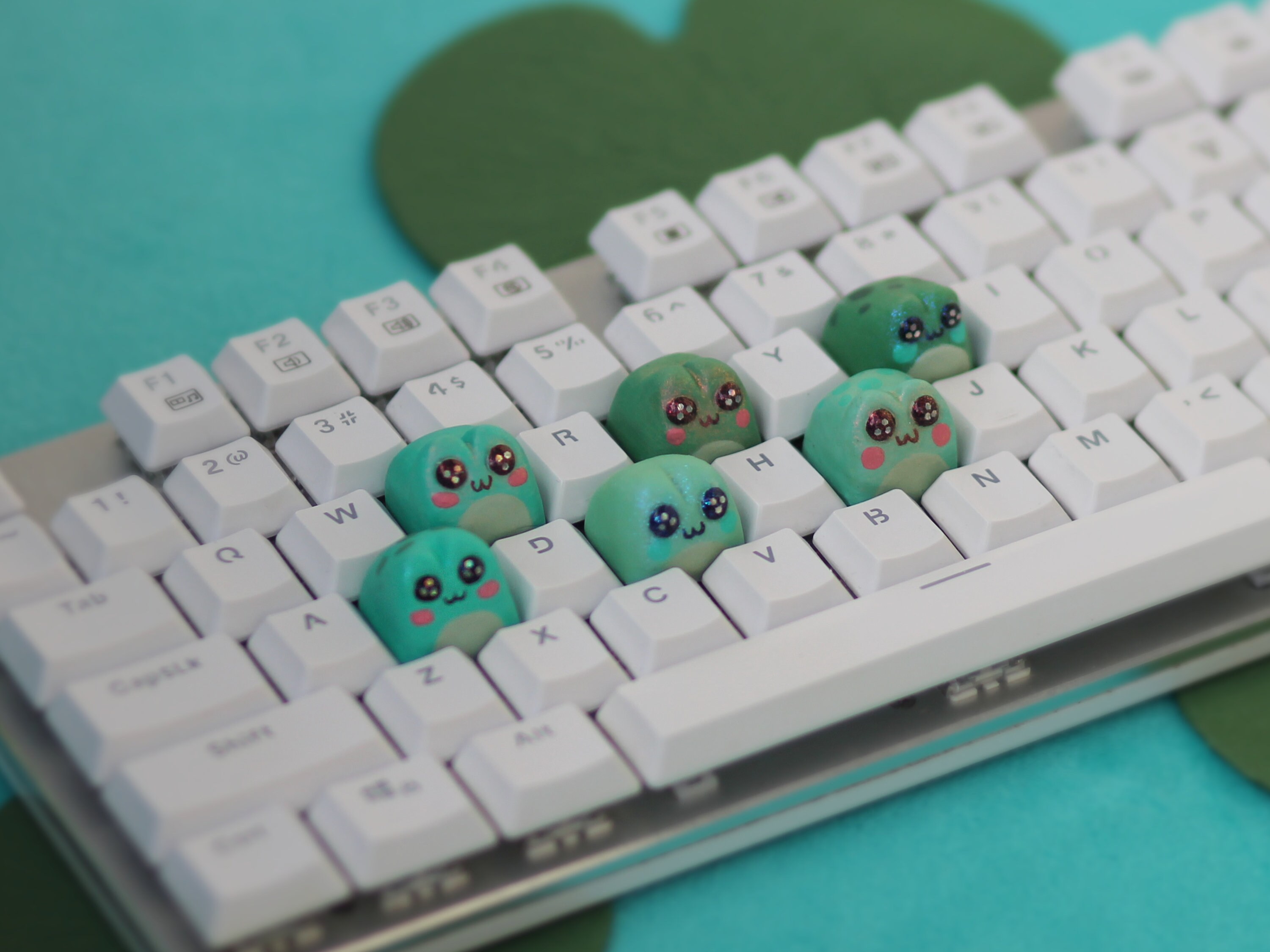 Froggy Friends Handmade Artisan Keycaps - Etsy