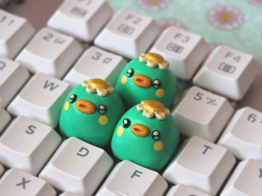 Kappa Flower Sprite ⋅ Handmade Artisan Keycaps - Etsy