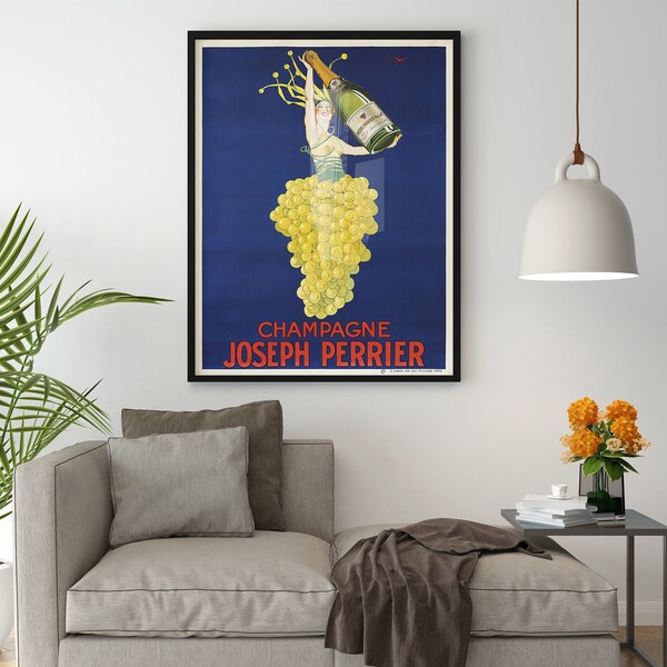 Champagne Poster - Etsy