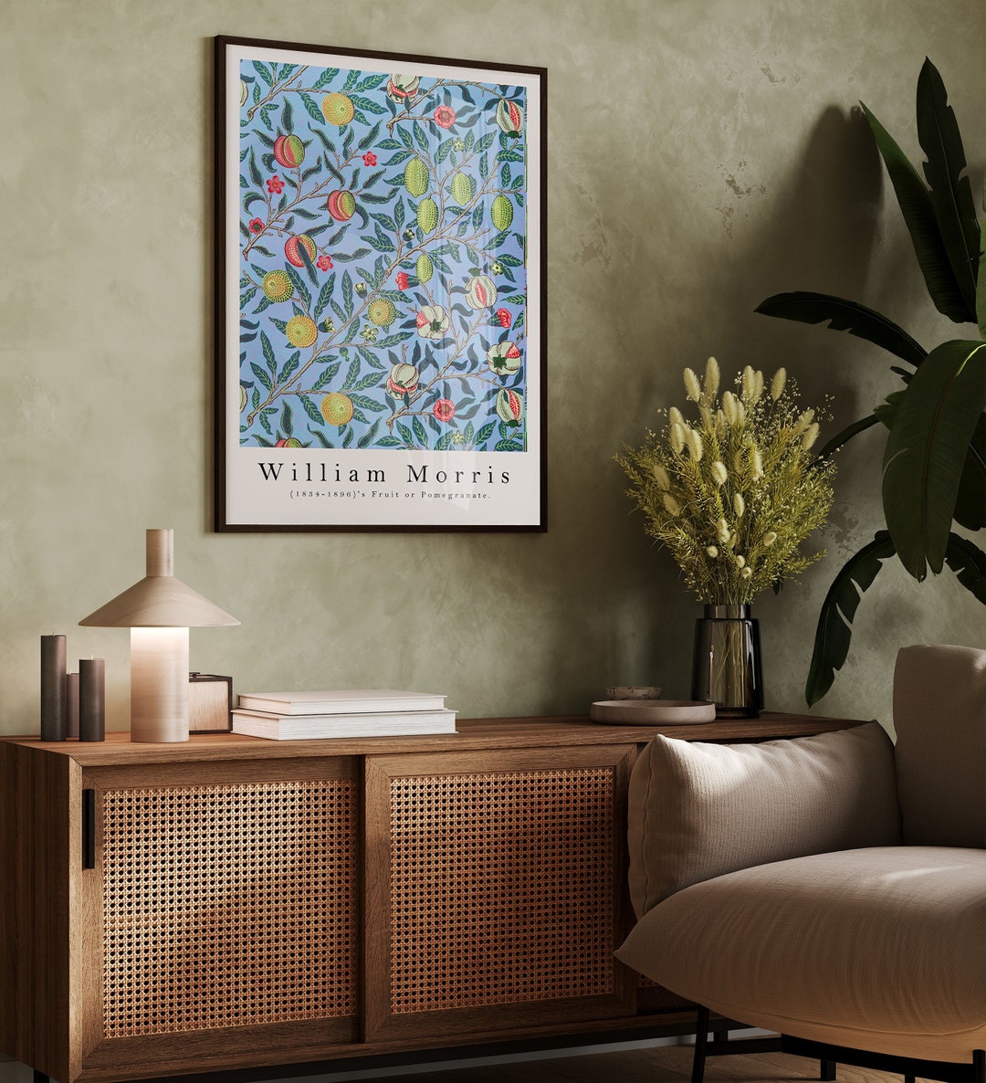 William Morris Plants and Flowers Print, William Morris Exhibition ...