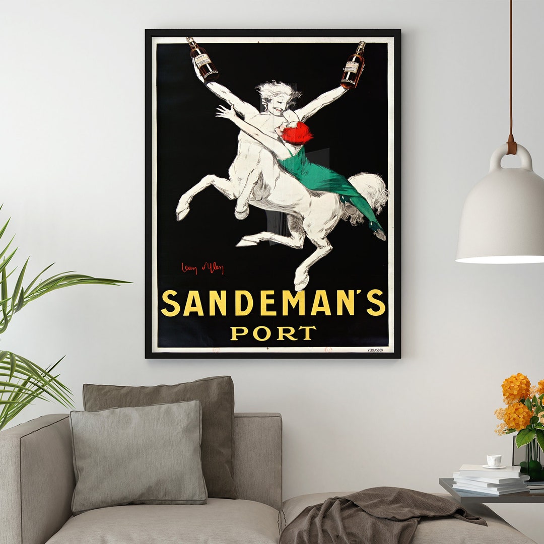 Sandeman's Port Vintage Poster Jean D'ylen / Vintage Poster Print, Art ...