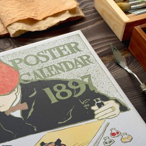 Poster Calendar 1897 / Edward Penfield, Premium Fine Art Print ...