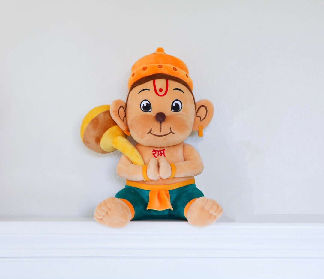 Humble Hanuman Plush Toy - Etsy