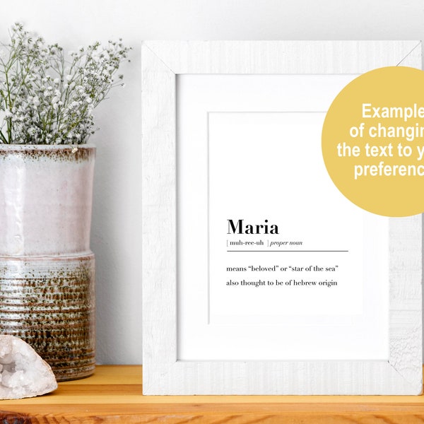 Name Definition - Etsy