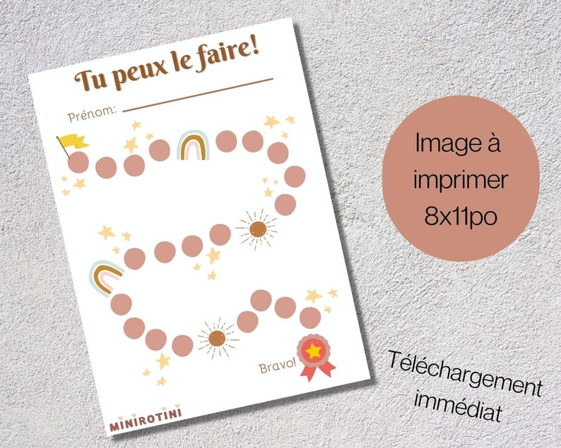 Tableau de motivation | Image à imprimer | garderie, école | propreté ...