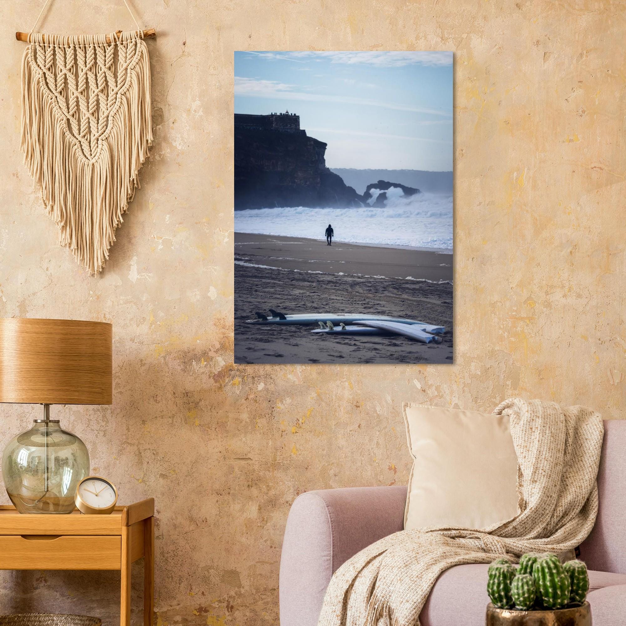 Epic Big Wave Surfing Poster - Nazaré Portugal - Broken Boards & Mayhem ...