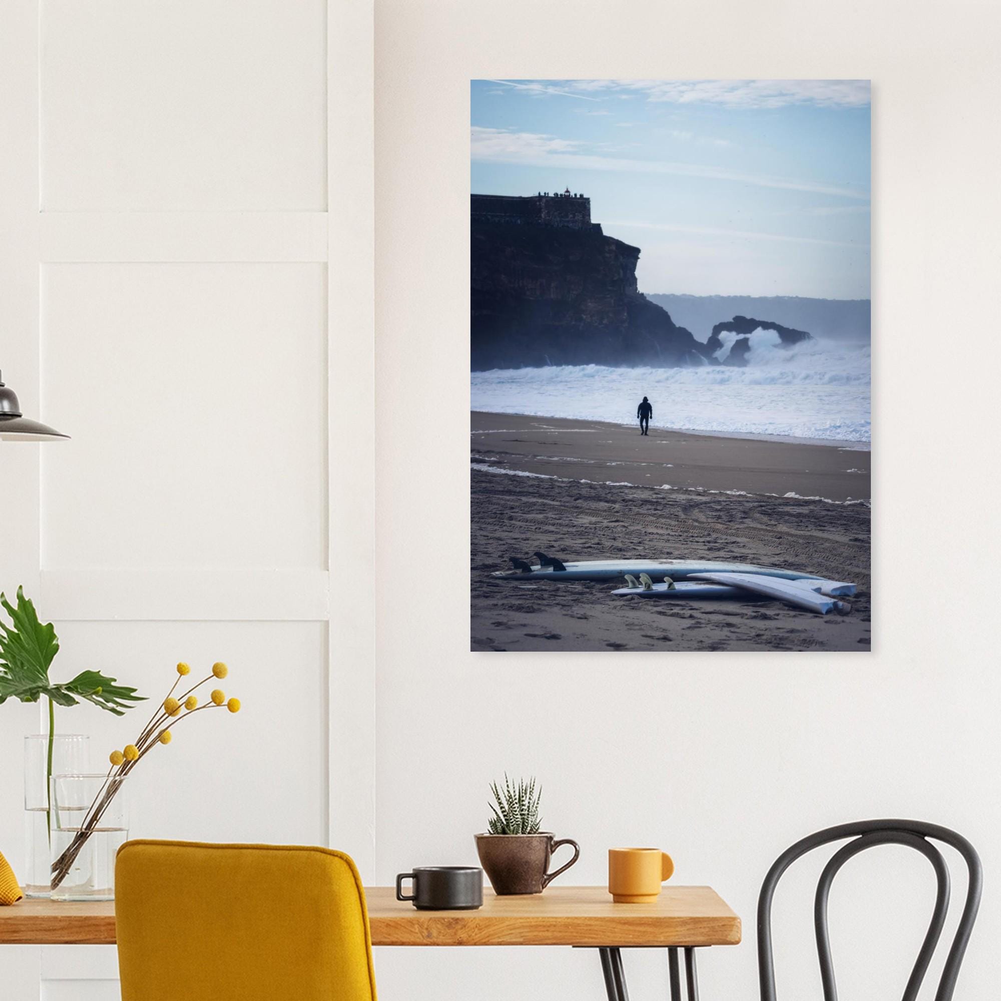 Epic Big Wave Surfing Poster - Nazaré Portugal - Broken Boards & Mayhem ...