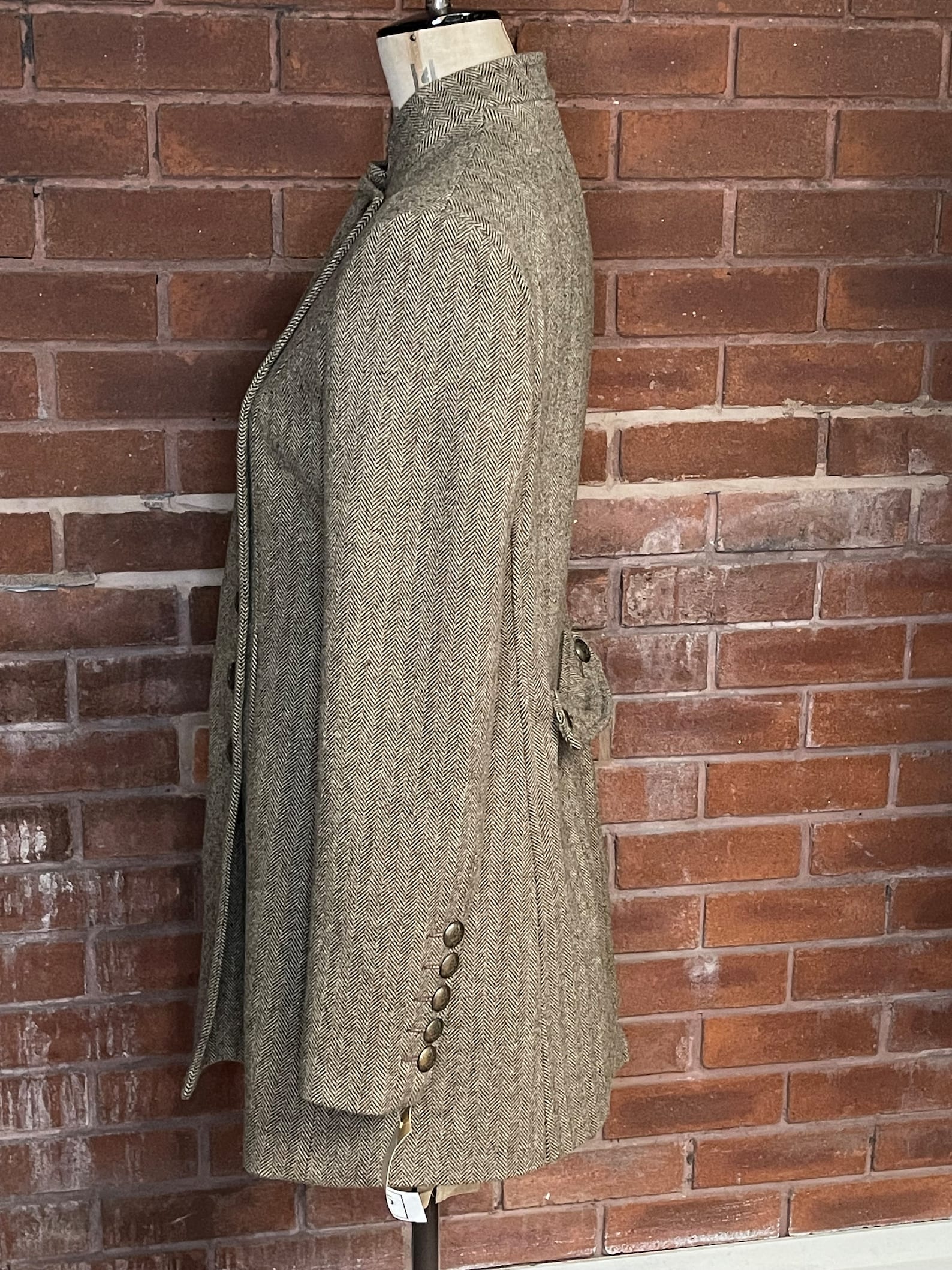 Original 100% Wool Tweed Pirate Jacket by Beaver of Bolton - Etsy UK