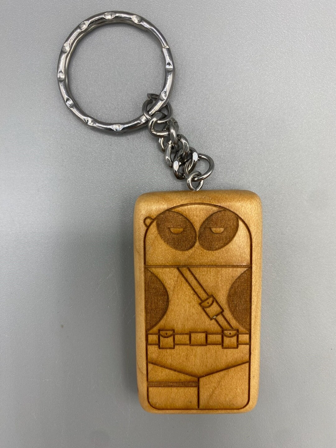 DEADPOOL- Custom Maple Wood Keychain - Etsy