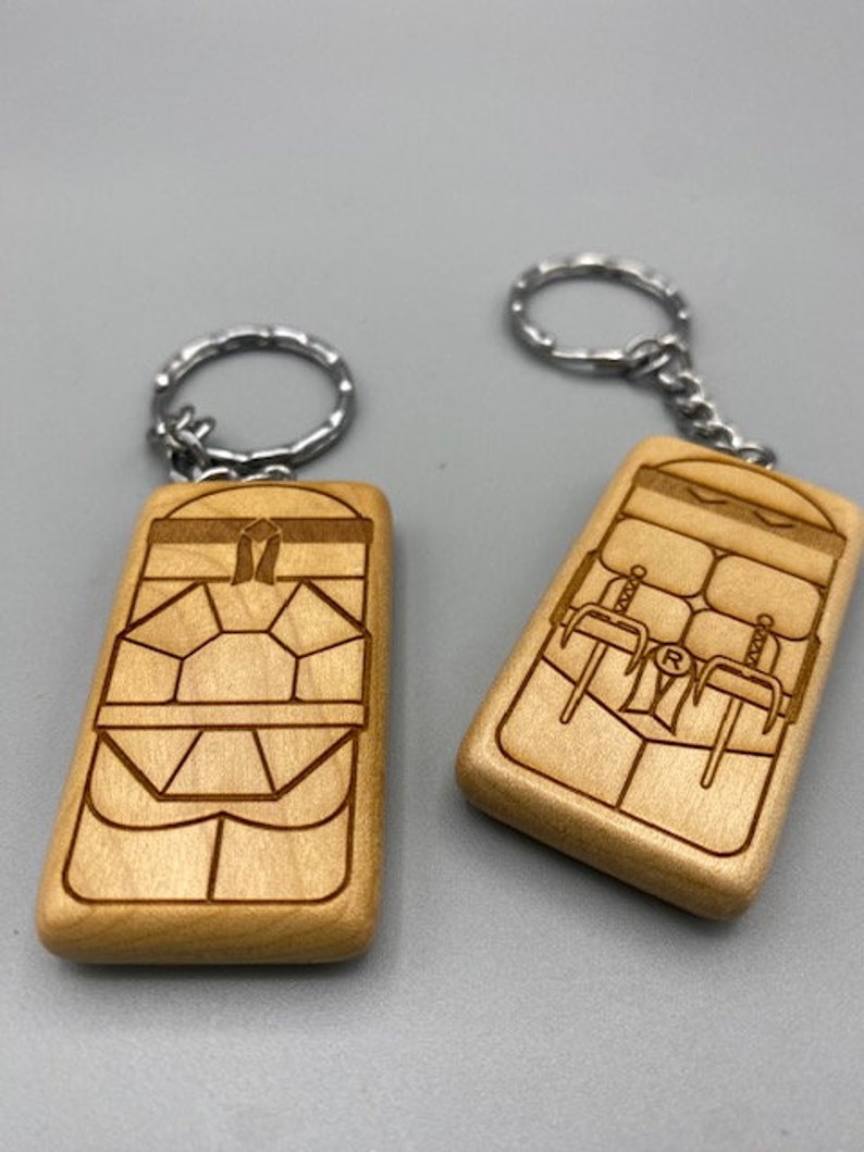 RAPHAEL- Custom Maple Wood Keychain - Etsy