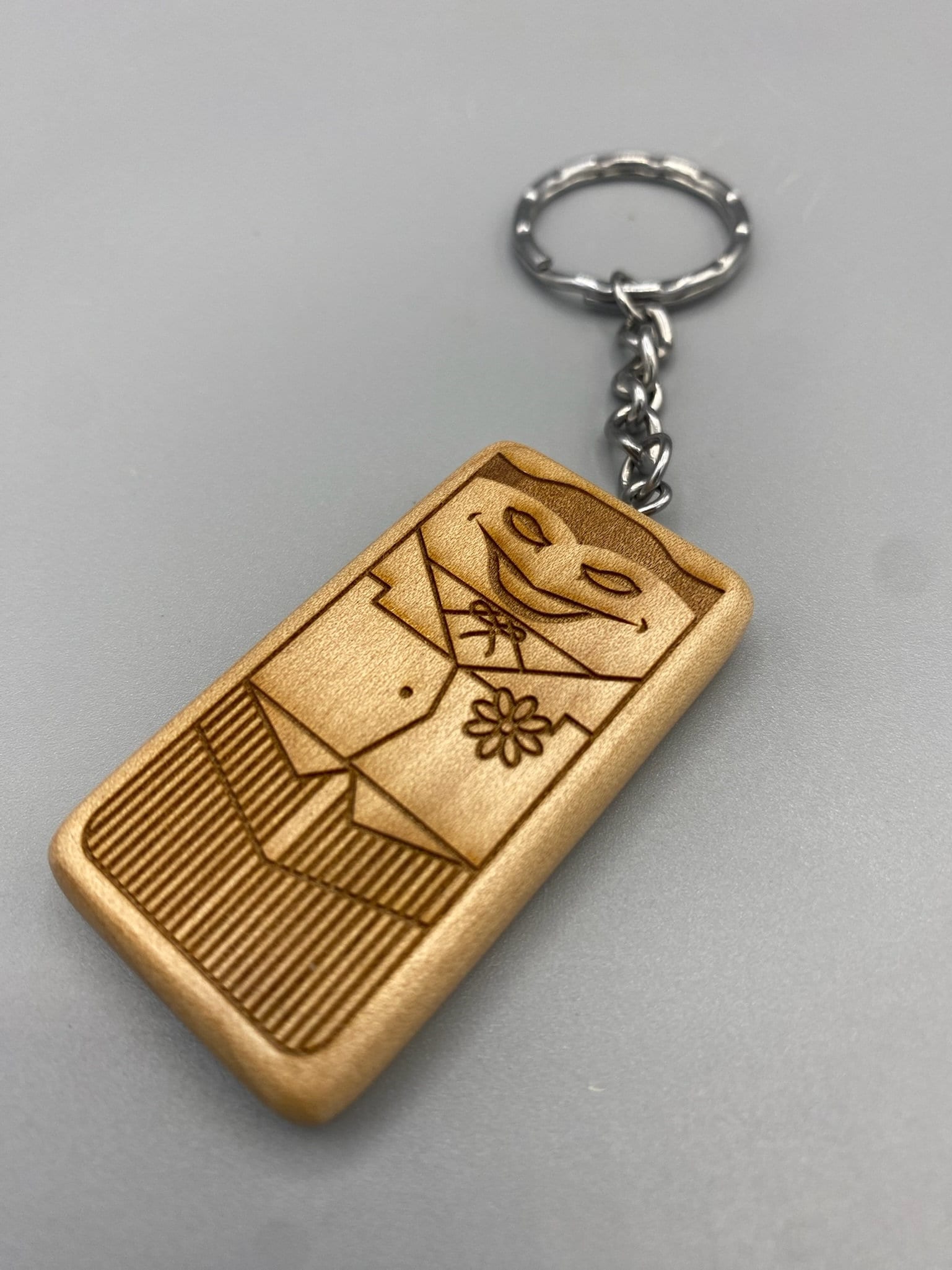 JOKER- Custom Maple Wood Keychain - Etsy