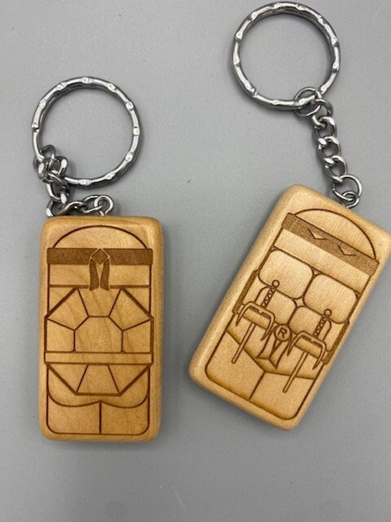 RAPHAEL- Custom Maple Wood Keychain - Etsy