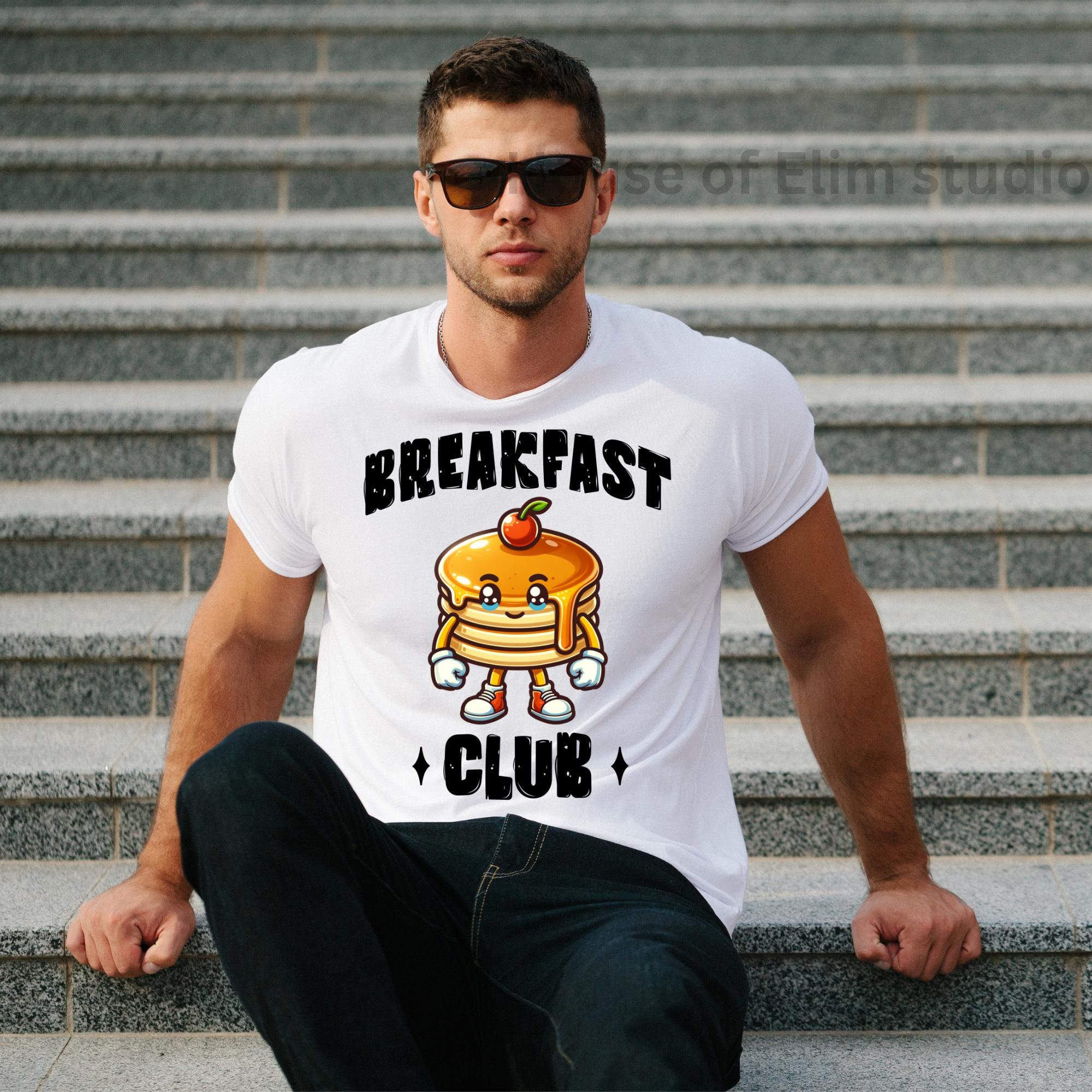 Breakfast Club High-resolution Digital Print Funny Pancake - Etsy