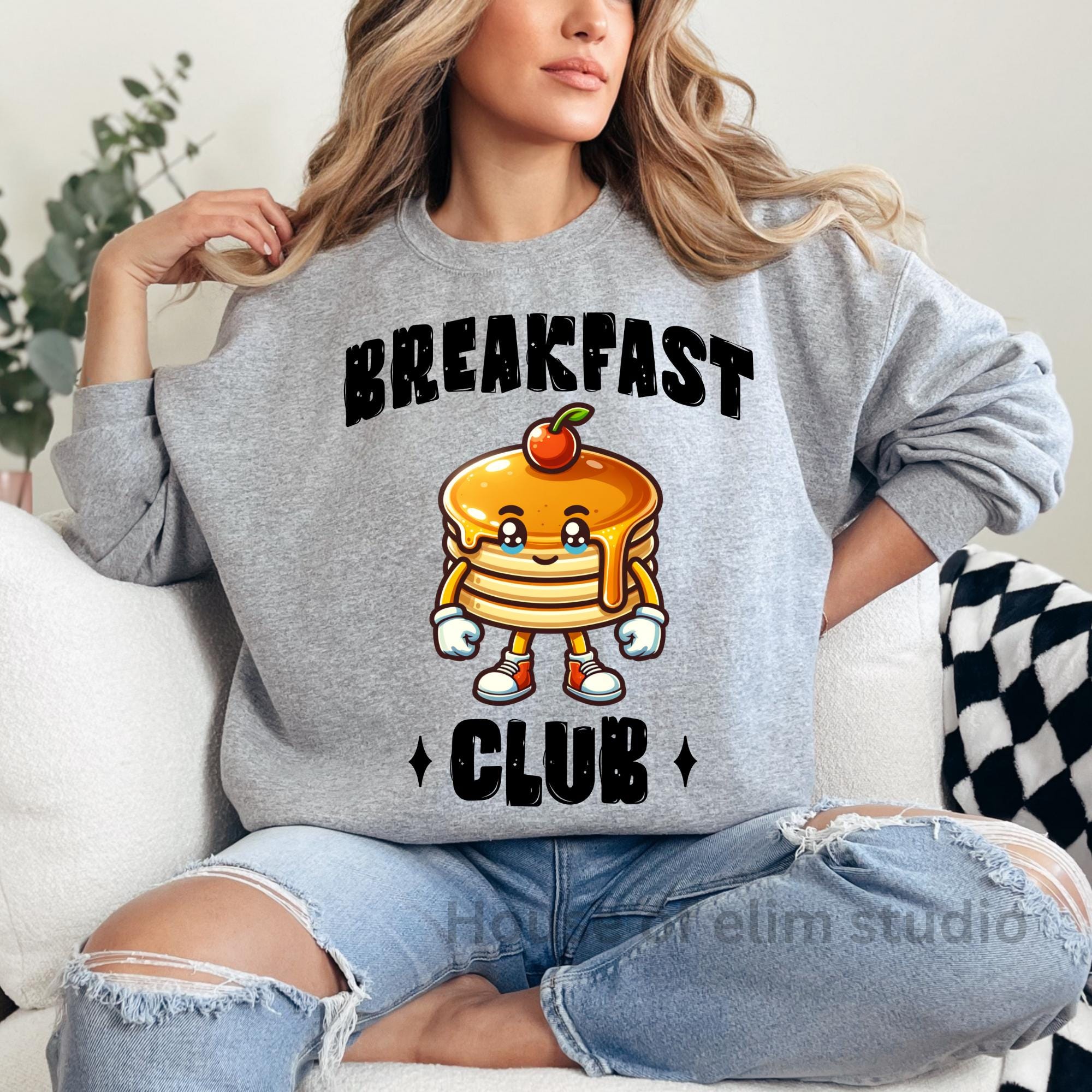 Breakfast Club High-resolution Digital Print Funny Pancake - Etsy