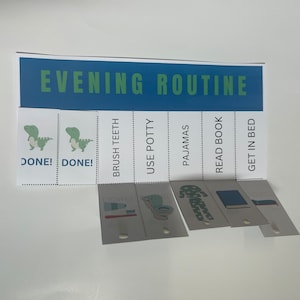 Toddler Routine Bedtime Routine Chart Visual Schedule - Etsy