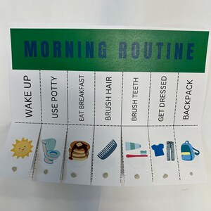 Toddler Routine Bedtime Routine Chart Visual Schedule - Etsy