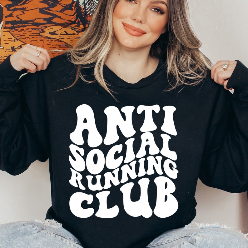 Antisocial Running Club SVG Runner Svg Running PNG Track Svg - Etsy
