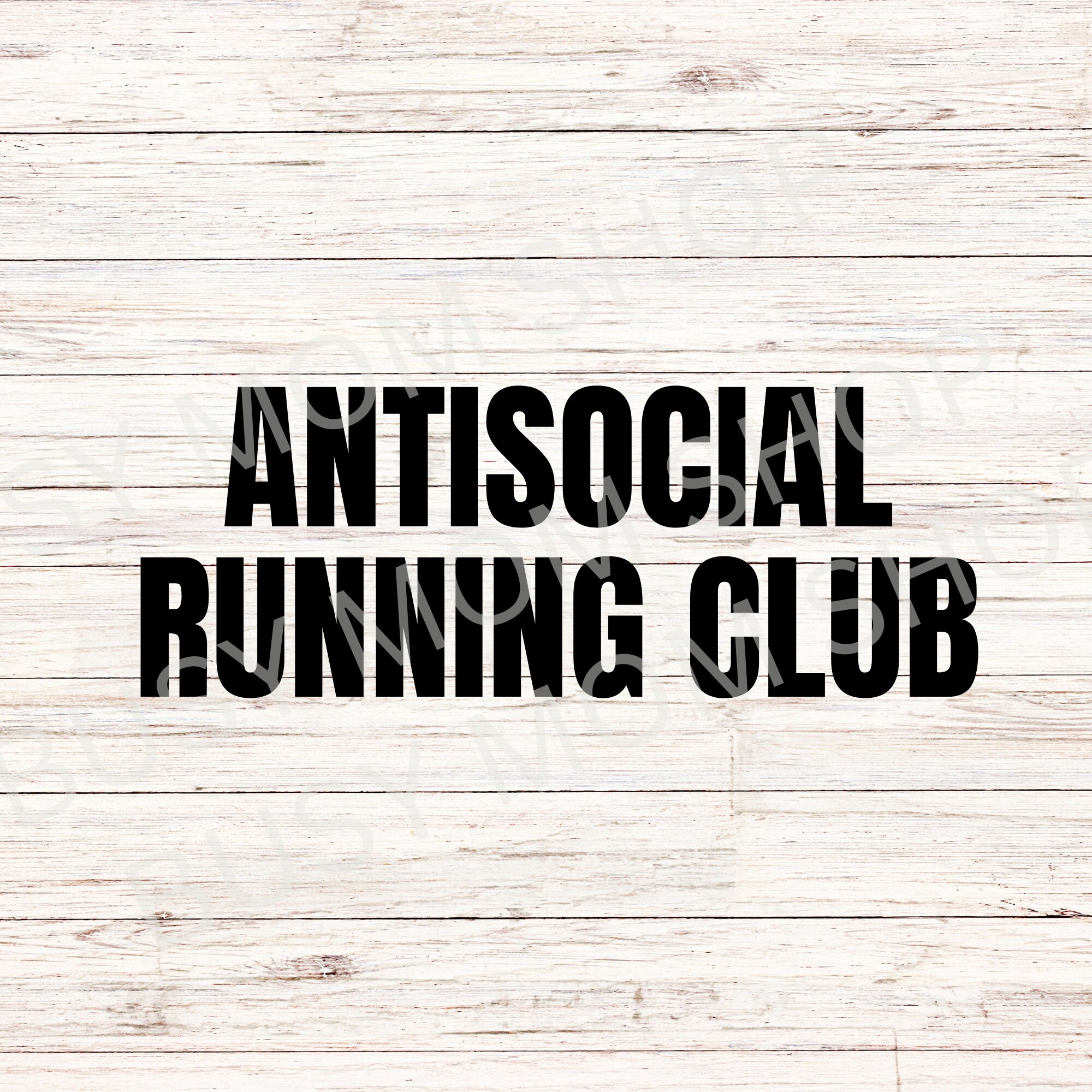 Antisocial Running Club SVG Runner Svg Running PNG Track Svg - Etsy