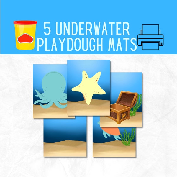 Playdough Mats - Etsy