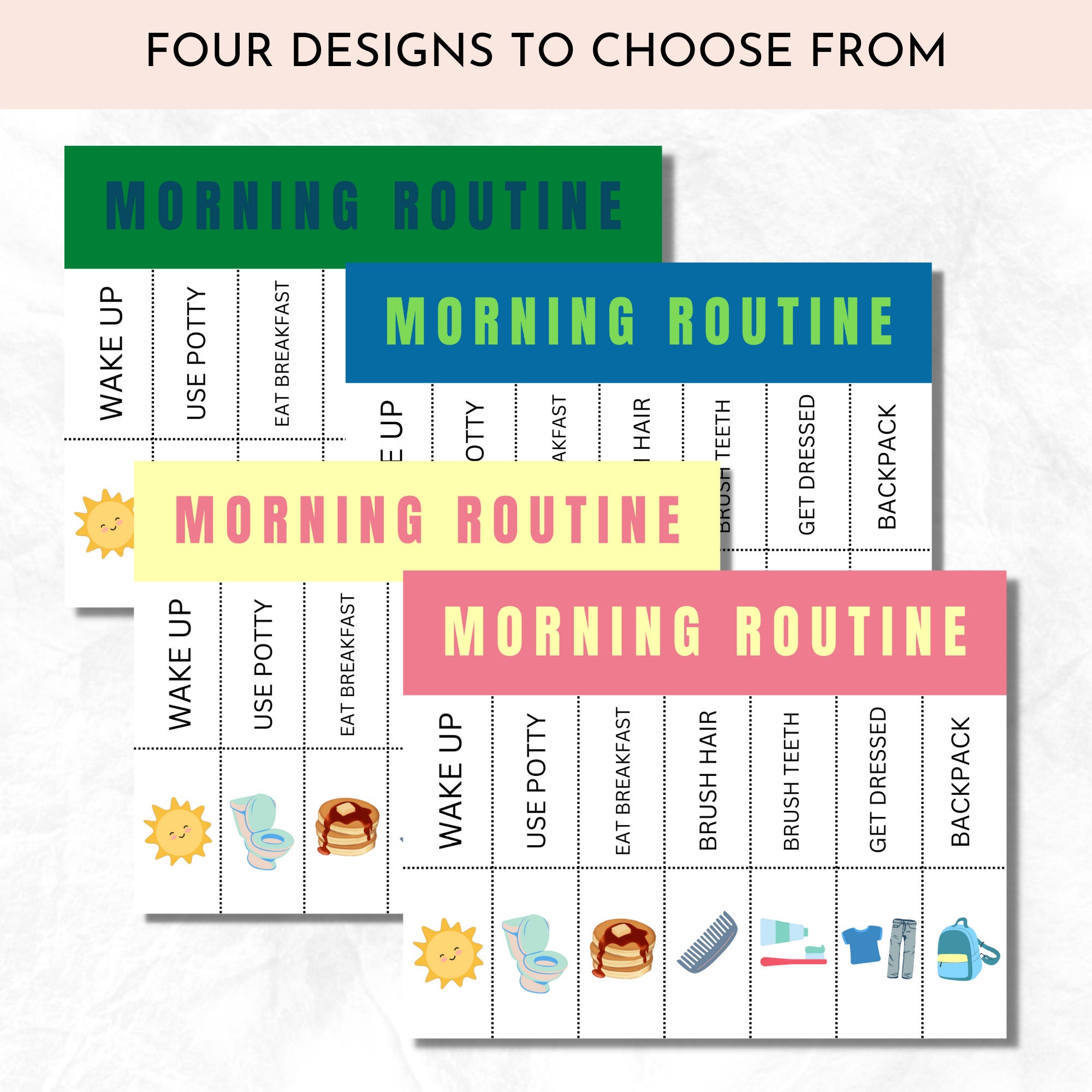 Toddler Routine Bedtime Routine Chart Visual Schedule - Etsy