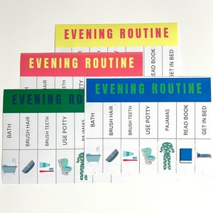 Toddler Routine Bedtime Routine Chart Visual Schedule - Etsy